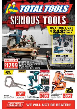 Total Tools Catalogue Exclusive 13 - 26 Apr 2020 - Catalogue AU