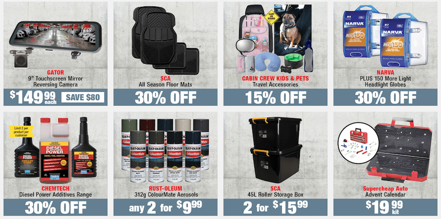 Supercheap Auto 7 Day Deals - Catalogue AU