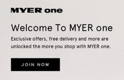 MYER One - Free Delivery, Exclusive Offers and More - Catalogue AU