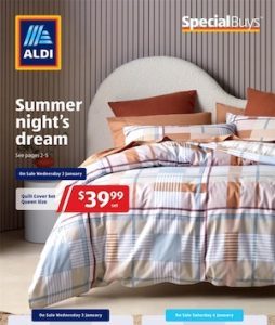 ALDI Summer Specials 3 - 9 Jan 2024 - Catalogue AU