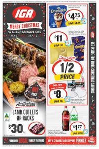 IGA Christmas Specials 6 - 12 Dec 2023 - Catalogue AU