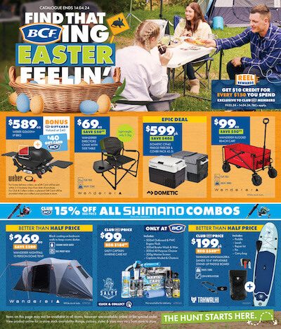 BCF Catalogue & Sale, Specials - Catalogue AU