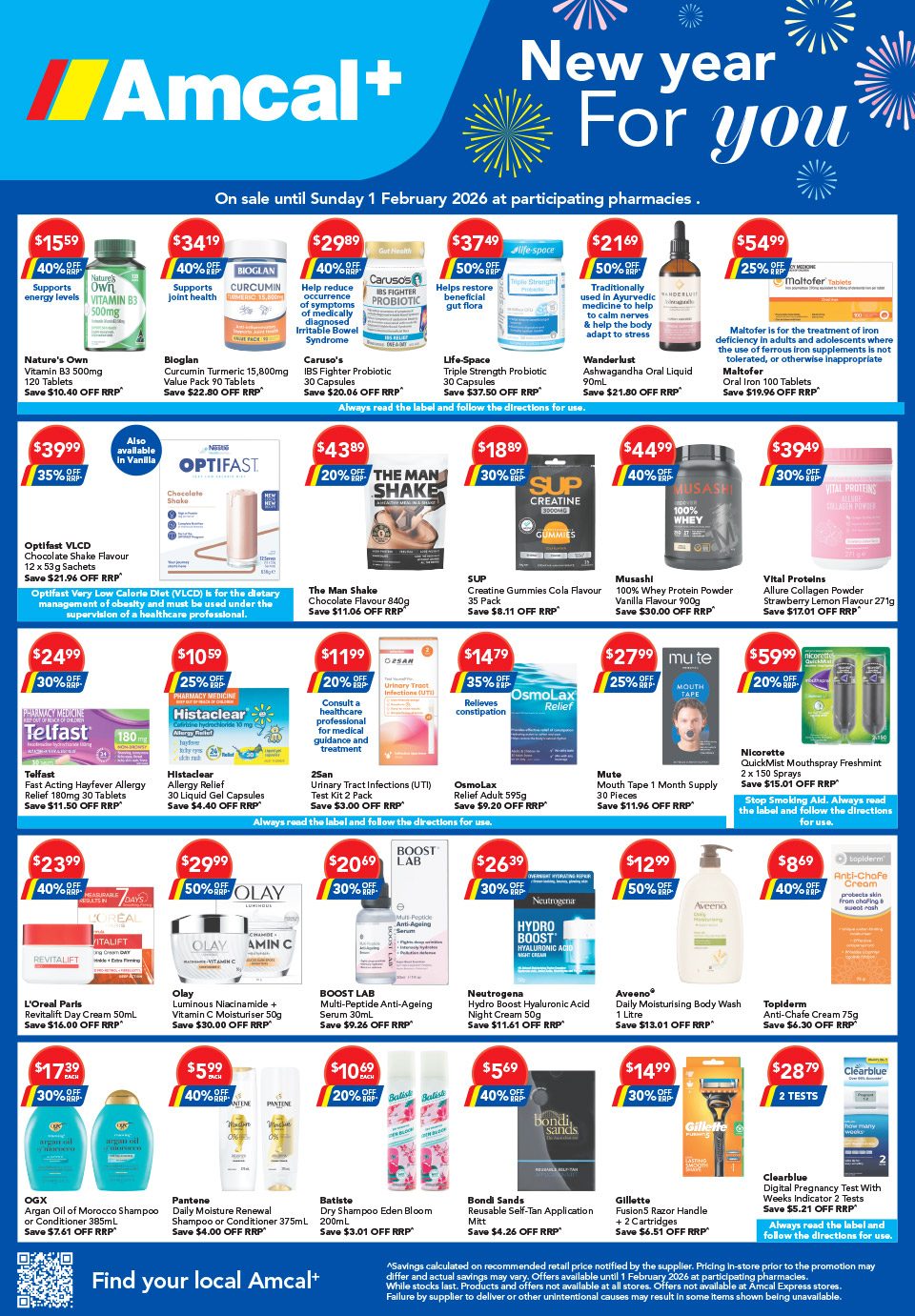 Amcal Catalogue January 7 - February 1, 2026 New Year for You ...