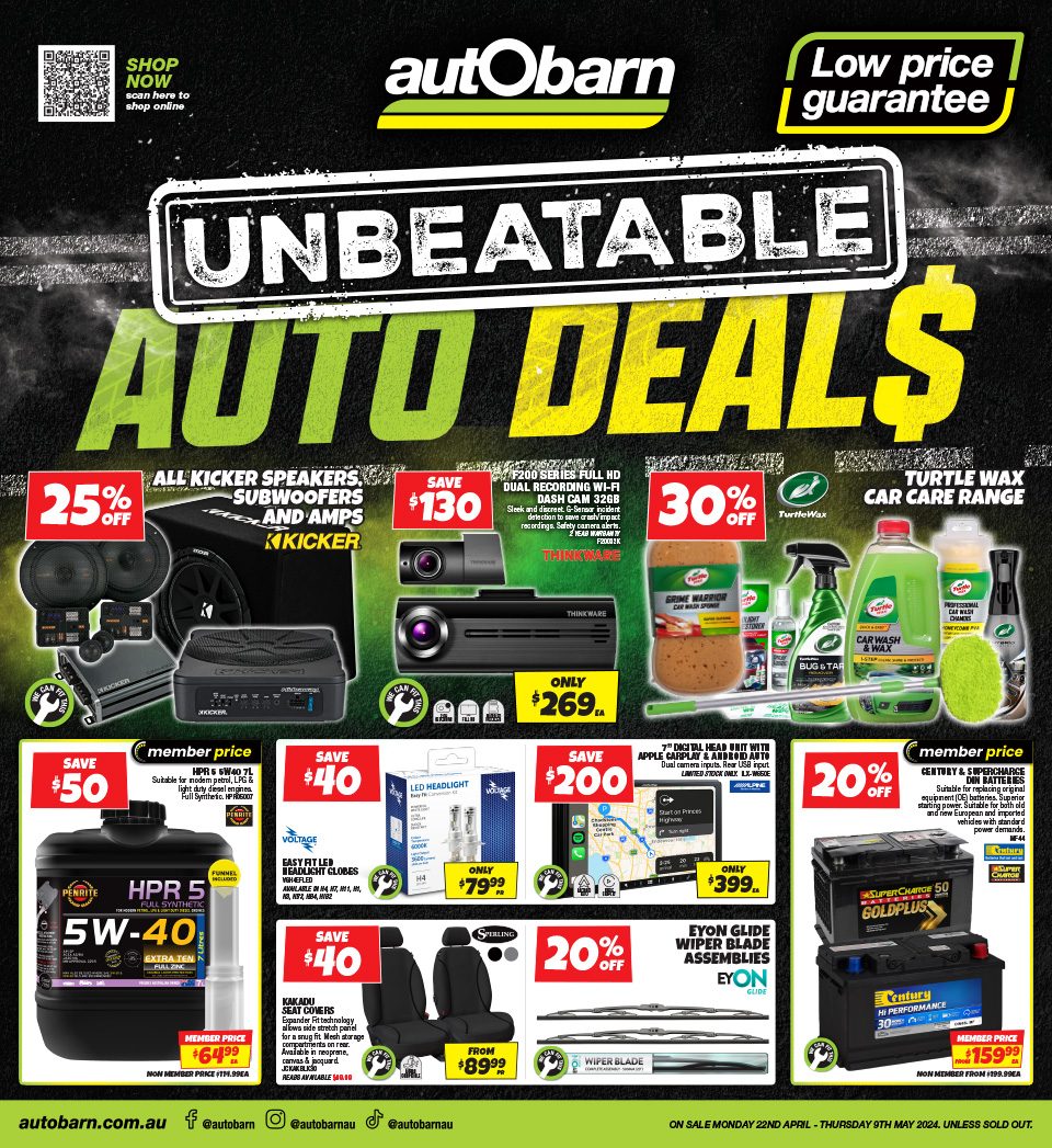 Autobarn Catalogue 22 Apr - 16 May 2024 | Catalogue AU
