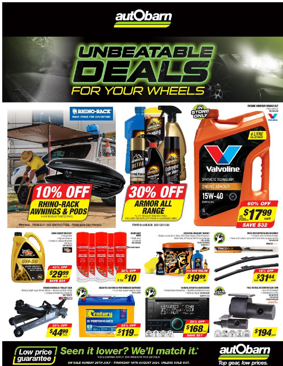 Autobarn Catalogue 25 Jul 2021 | Catalogue AU