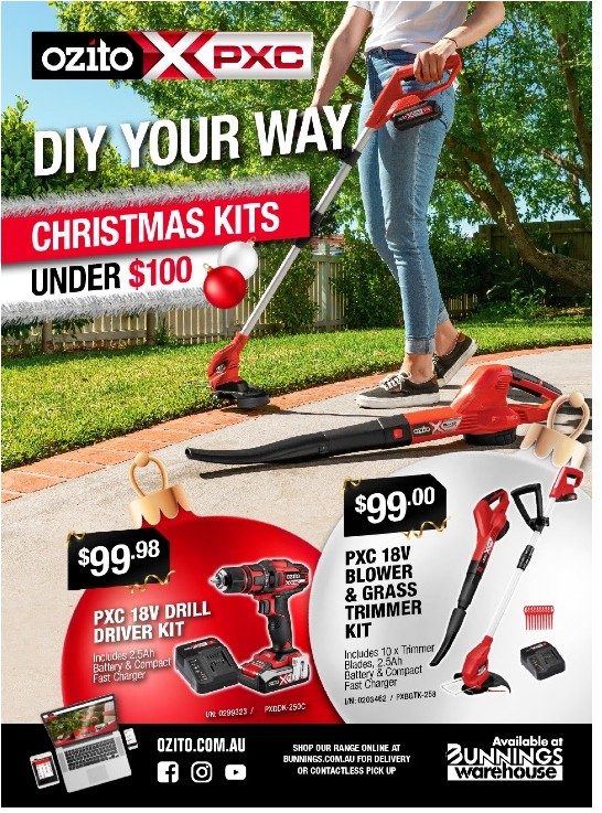 Bunnings Catalogue Ozito 9 - 28 Dec 2022 | Catalogue AU