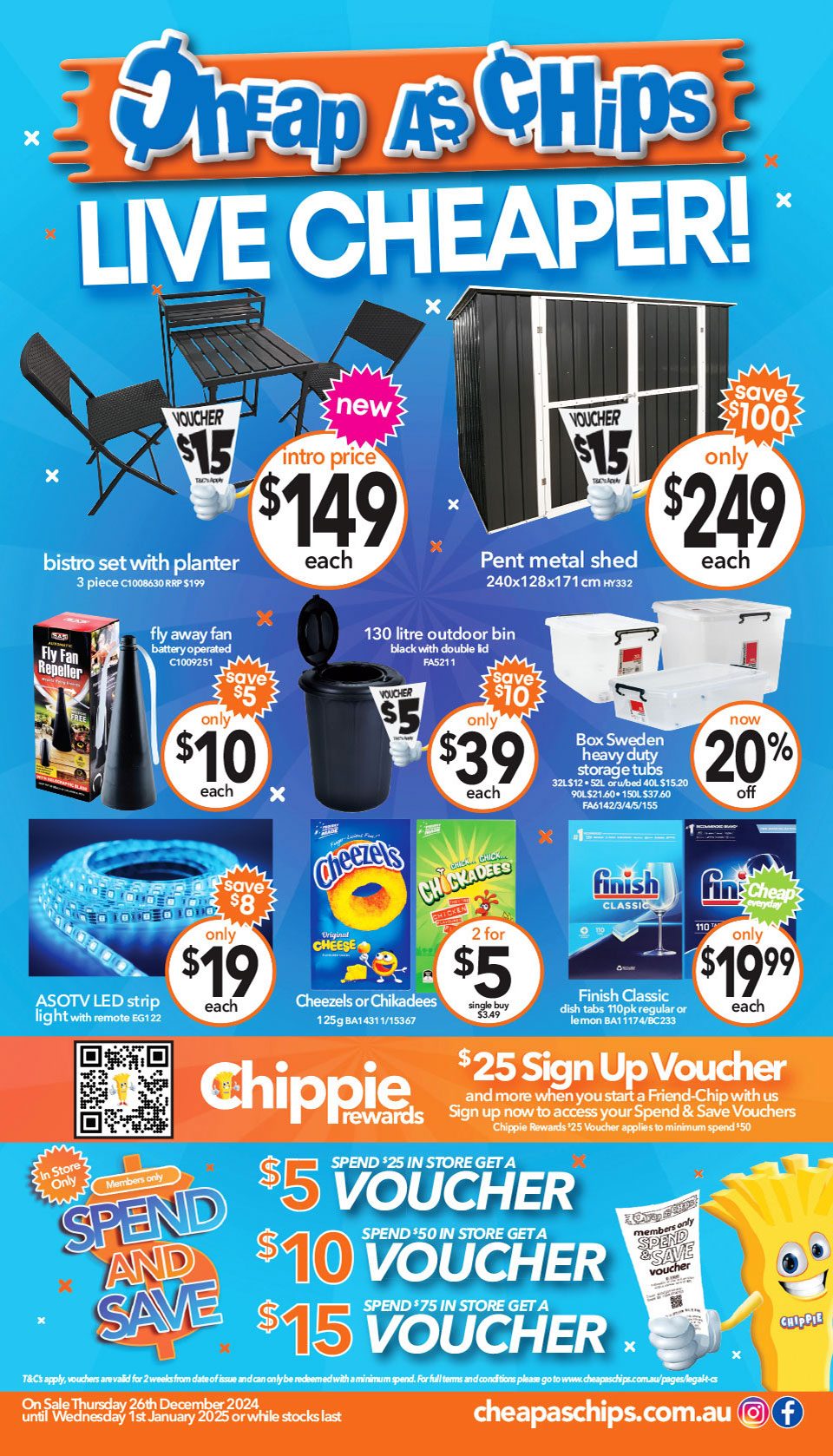 Cheap As Chips Catalogue December 25, 2024 - January 1, 2025 Live ...