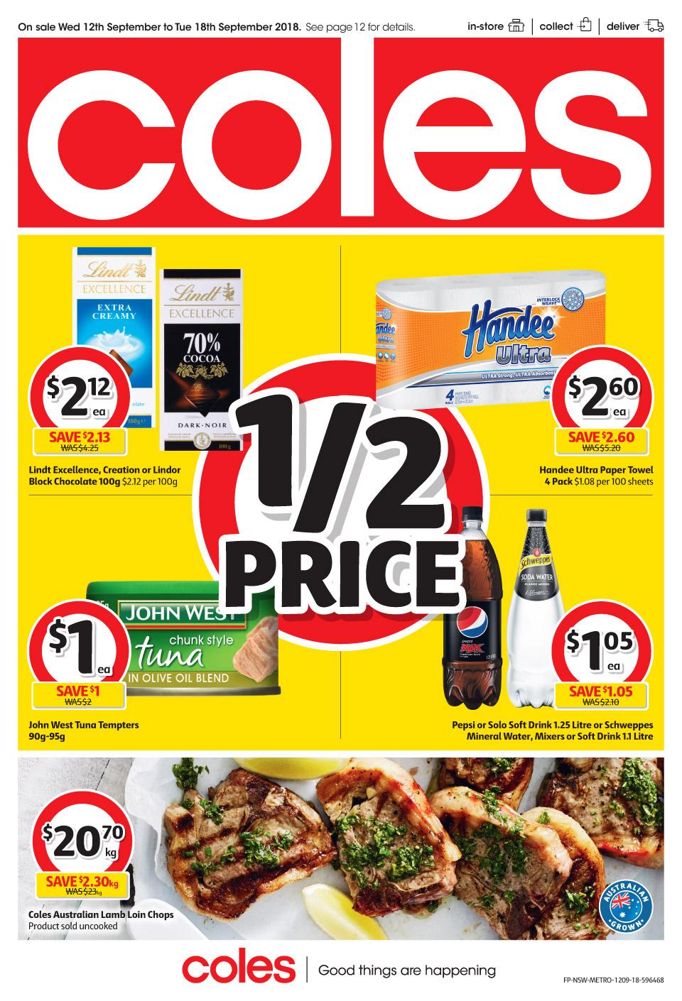 Coles Catalogue 12 - 18 September 2018 | Catalogue AU