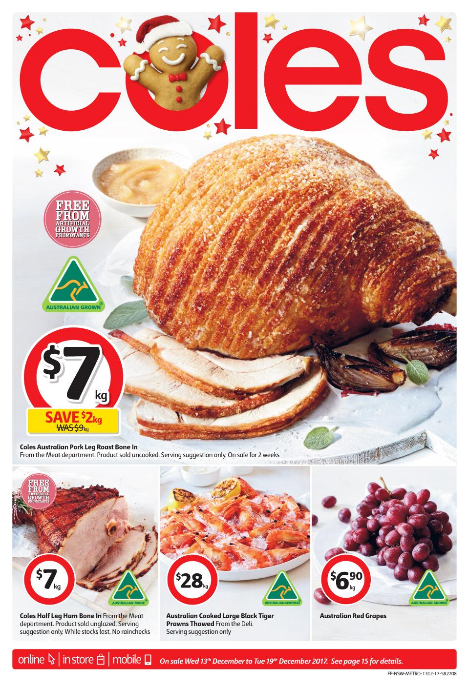 Coles Catalogue 13 - 19 December, 2017 | Catalogue AU