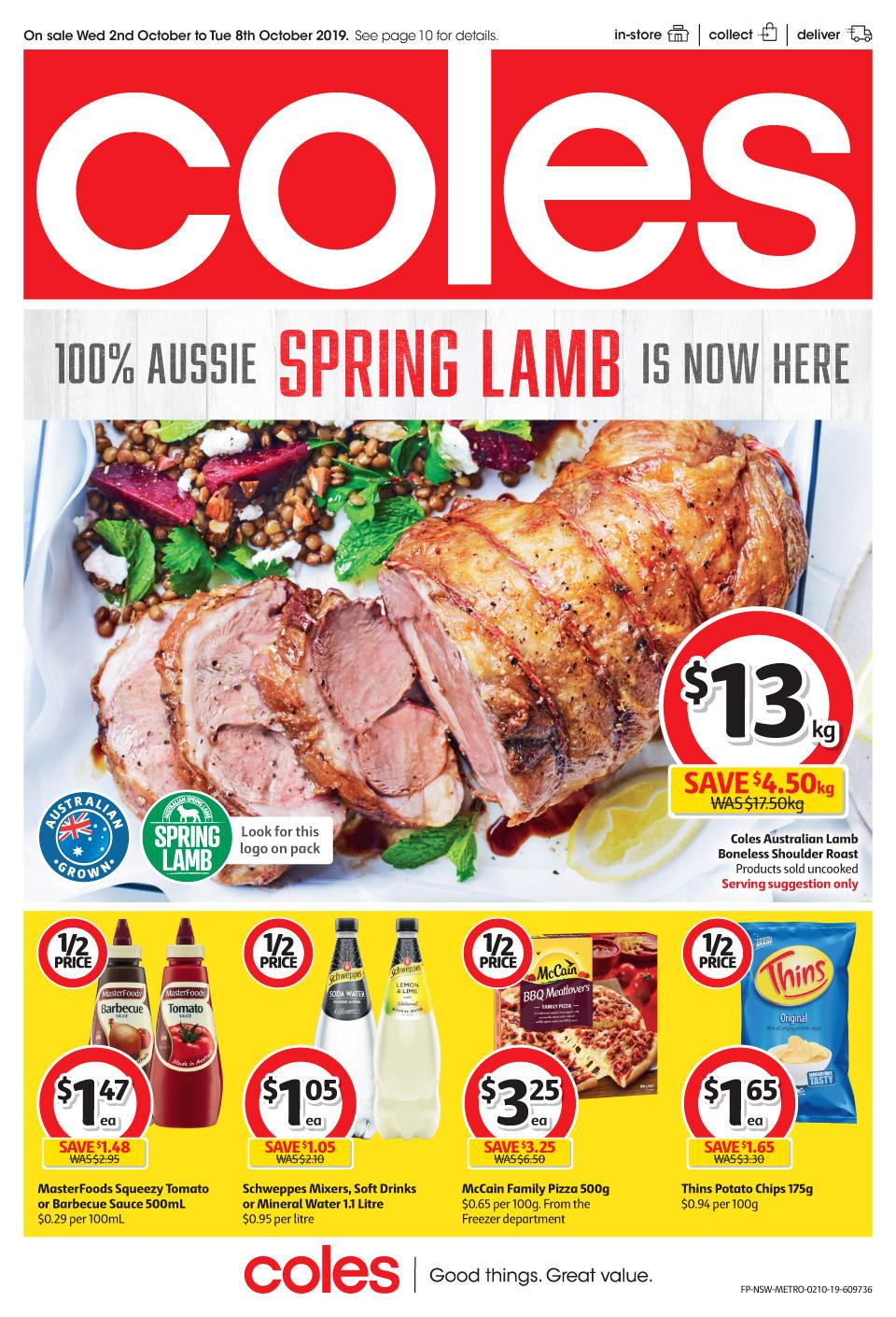 Coles Catalogue 2 - 8 Oct 2019 | Catalogue AU