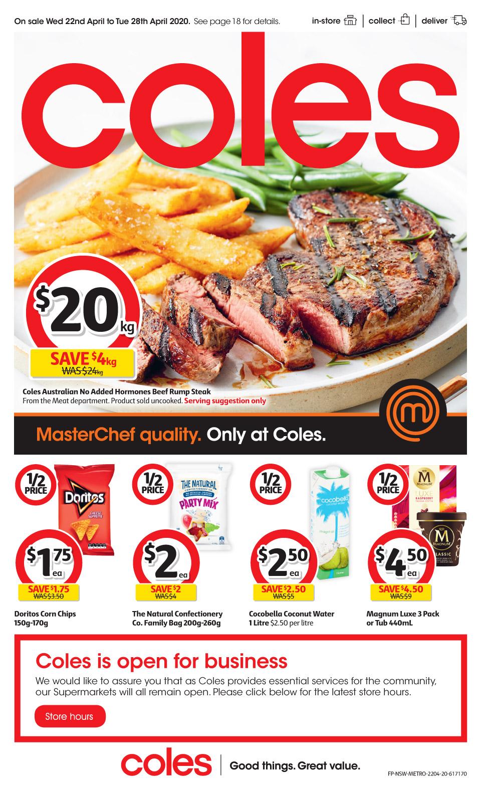 Coles Catalogue 22 - 28 Apr 2020 | Catalogue AU