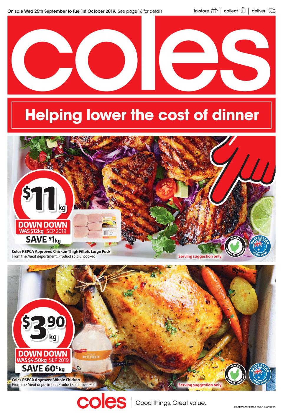 Coles Catalogue 25 Sep - 1 Oct 2019 | Catalogue AU