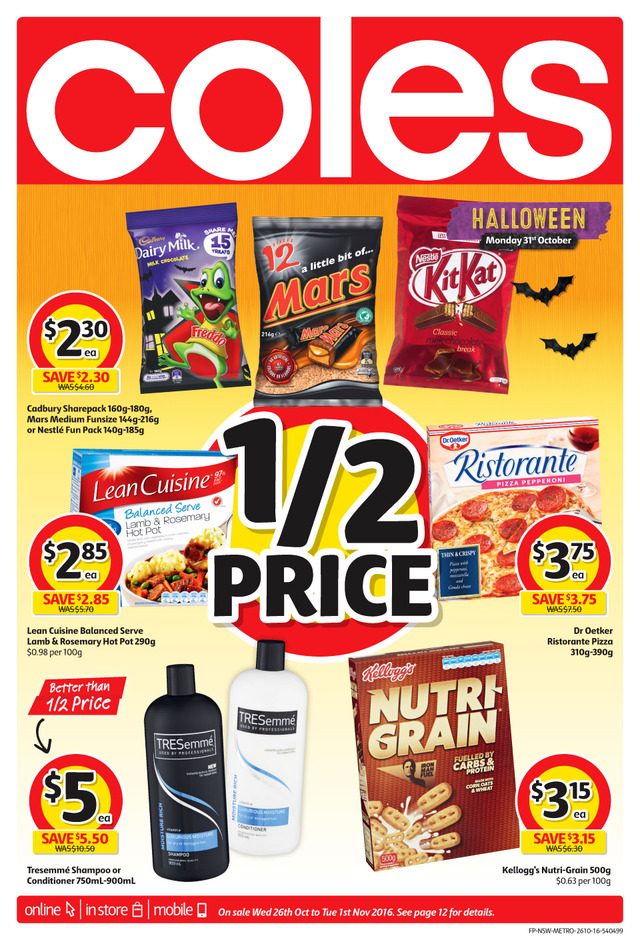 Coles Catalogue 26 Oct - 1 Nov 2016 | Catalogue AU