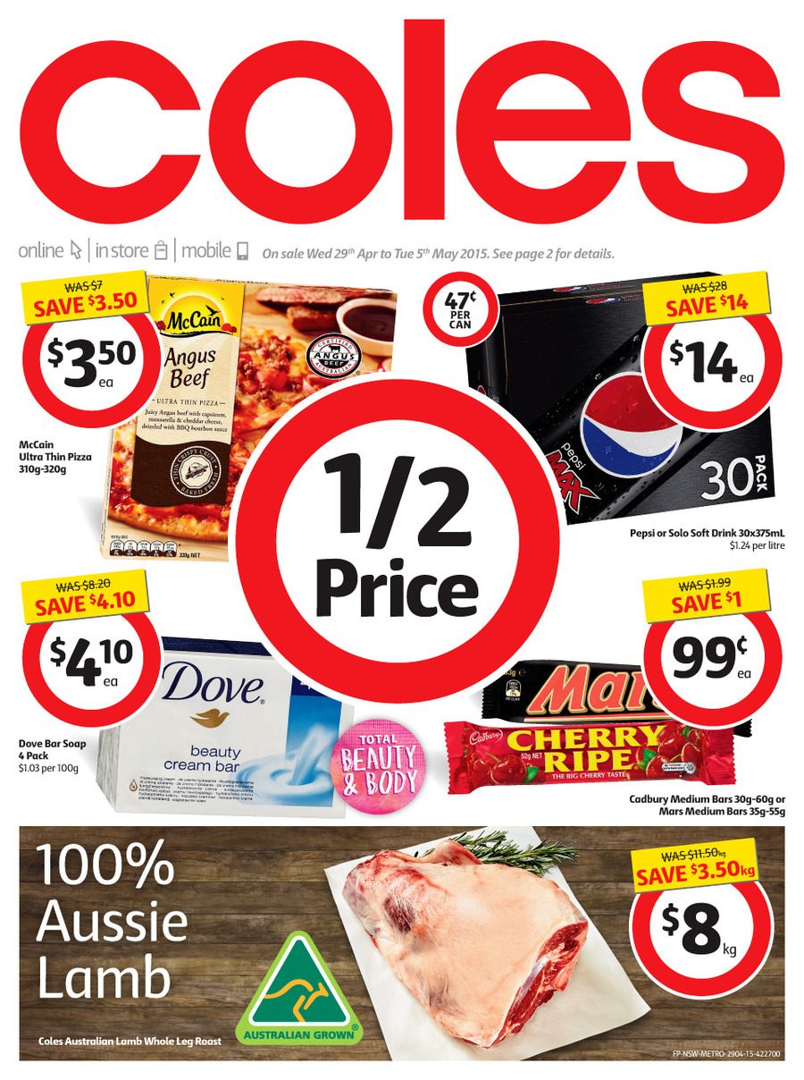 Coles Catalogue 29 April 2015 - Catalogue AU