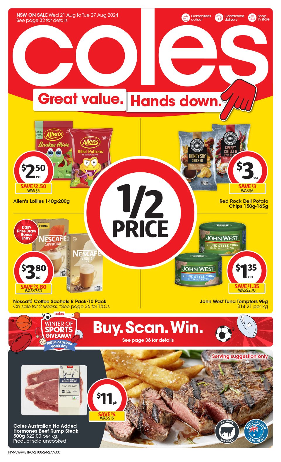 Coles Catalogue August 20 - 27, 2024 NSW METRO | Catalogue AU