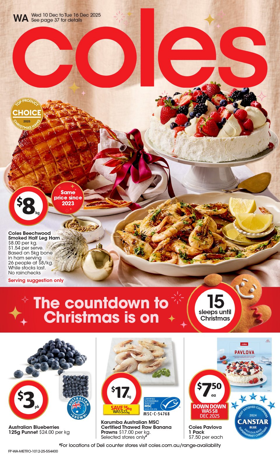Coles Catalogue December 10 - 16, 2025 WA METRO | Catalogue AU