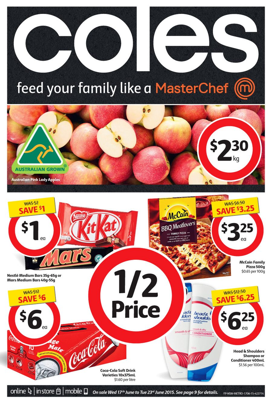 Coles Catalogue Fresh Food and Specials 17 Jun 2015 | Catalogue AU