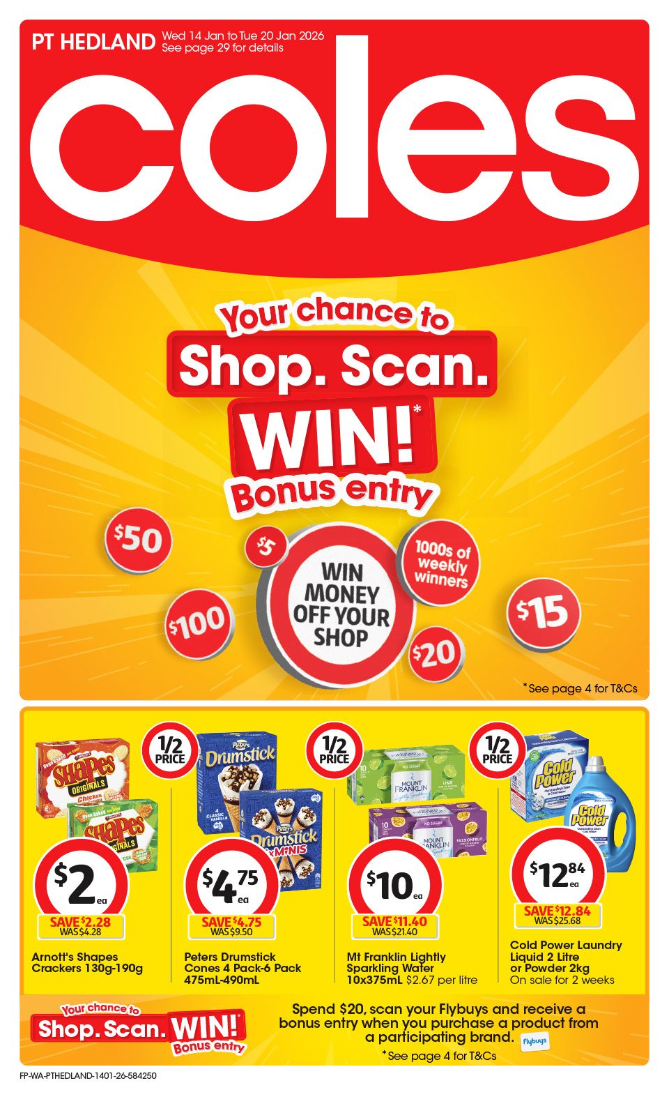 Coles Catalogue January 14 - 20, 2026 WA PT HEDLAND | Catalogue AU