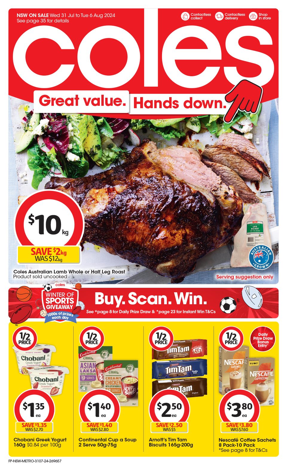Coles Catalogue July 30 - August 6, 2024 NSW METRO | Catalogue AU