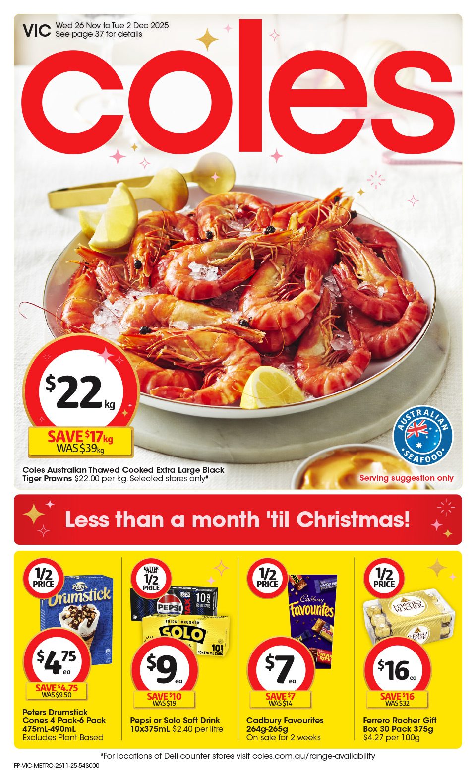 Coles Catalogue November 25 - December 2, 2025 VIC METRO | Catalogue AU