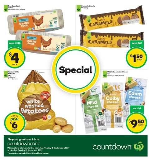 Countdown Mailer 12 - 18 Sep 2022 | Catalogue AU