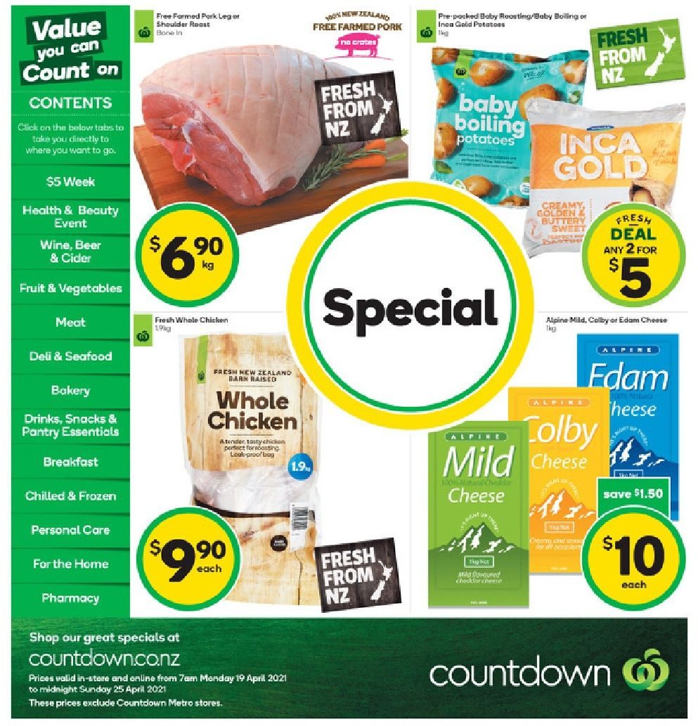 Countdown Mailer 19 - 25 Apr 2021 - Catalogue AU