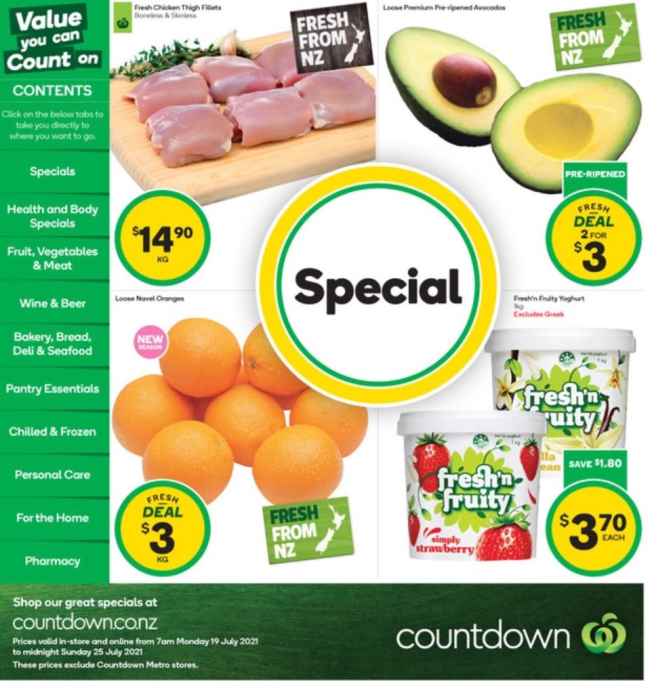 Countdown Mailer 19 - 25 Jul 2021 | Catalogue AU