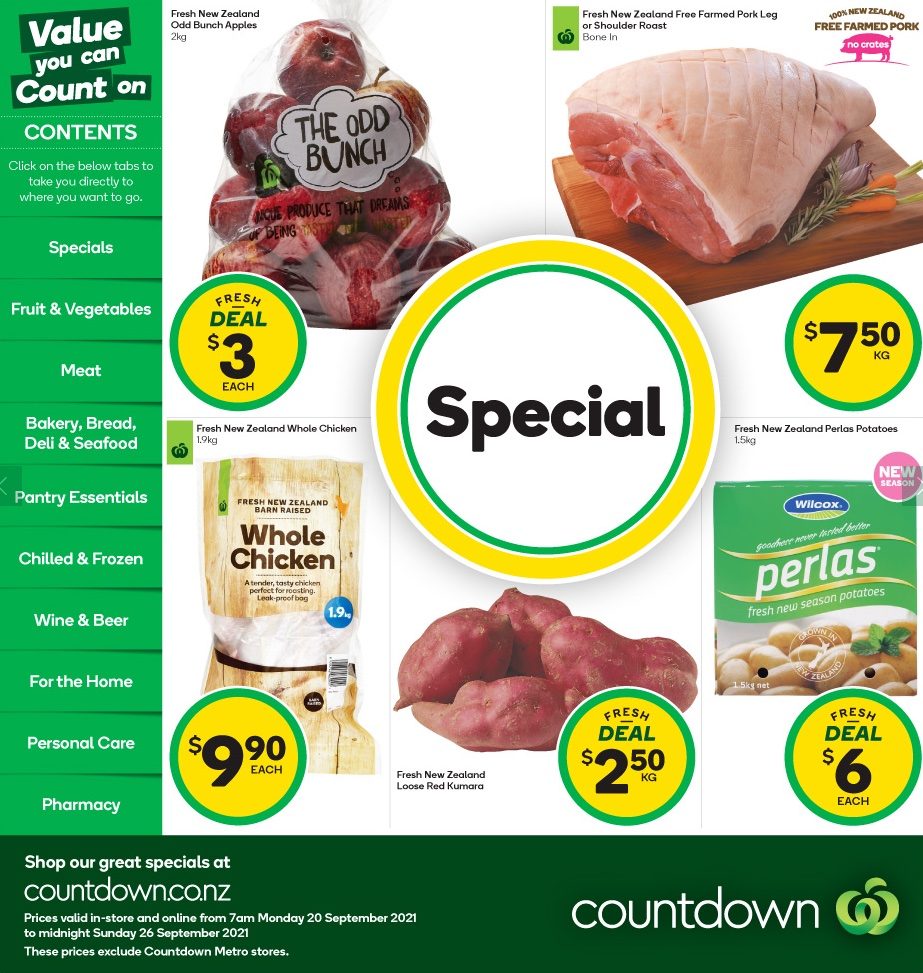 Countdown Mailer 20 - 26 Sep 2021 | Catalogue AU