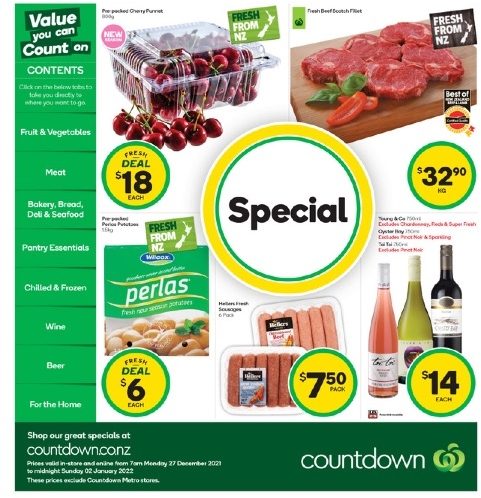 Countdown Mailer 27 Dec 2021 - 2 Jan 2022 | Catalogue AU