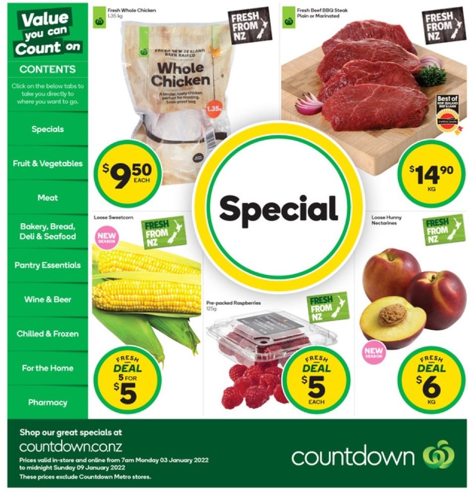 Countdown Mailer 3 - 9 Jan 2022 | Catalogue AU