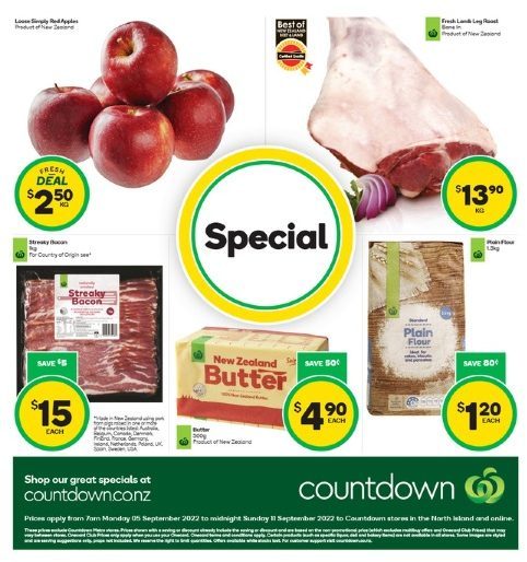 Countdown Mailer 5 - 11 Sep 2022 | Catalogue AU