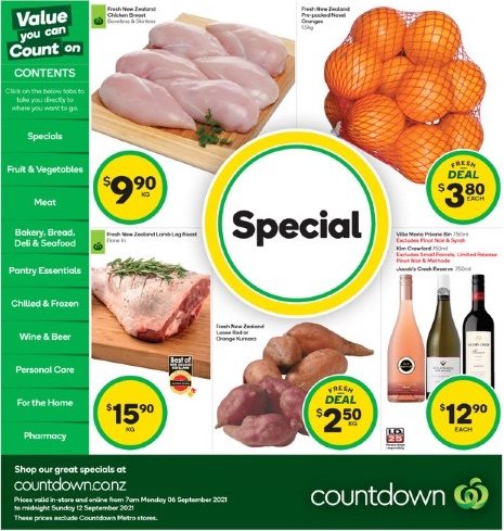 Countdown Mailer 6 - 12 Sep 2021 | Catalogue AU