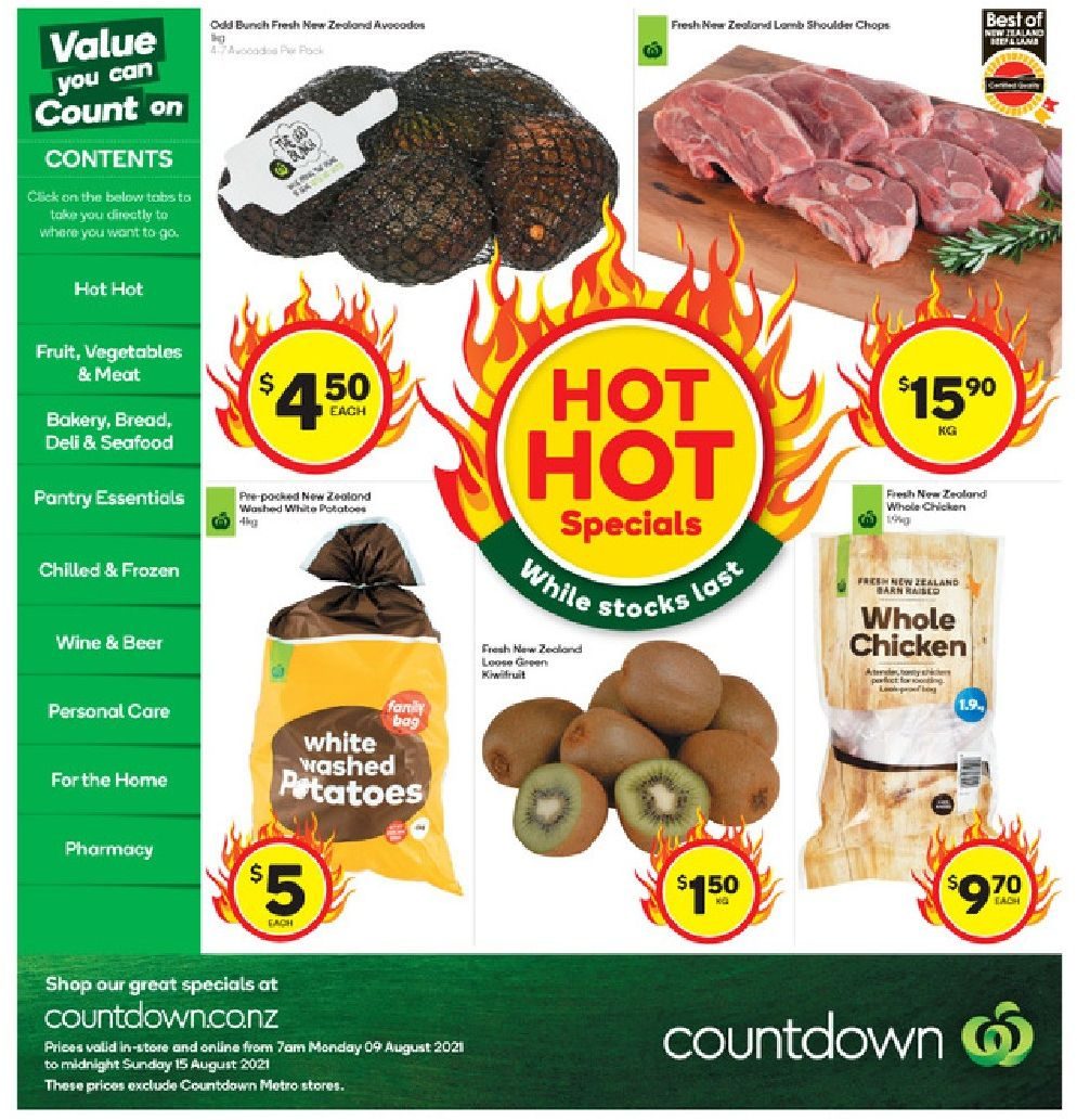 Countdown Mailer 9 - 15 Aug 2021 | Catalogue AU