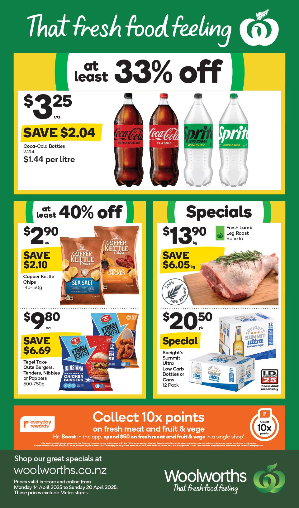 Woolworths Weekly Woolworths Mailer (Countdown) April 13 - 20, 2025 ...