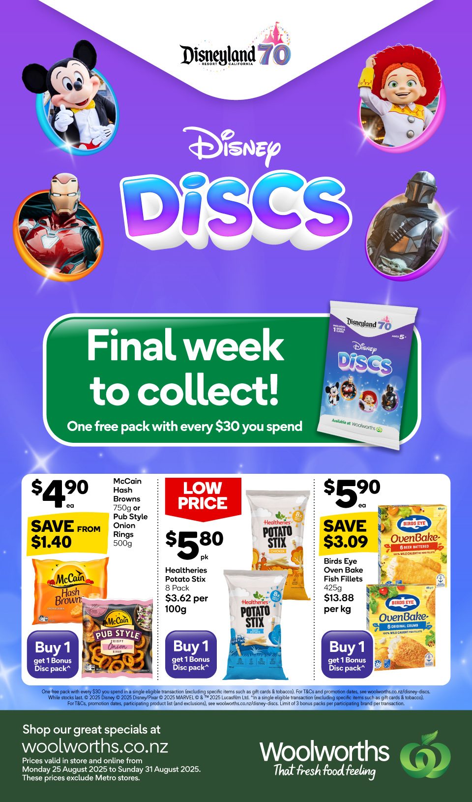 Woolworths Weekly Woolworths Mailer (Countdown) August 24 - 31, 2025 ...