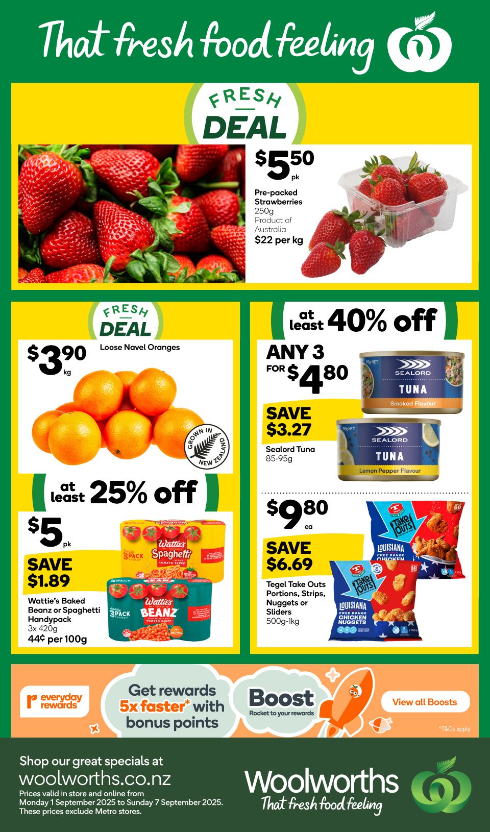 Woolworths Weekly Woolworths Mailer (Countdown) August 31 - September 7 ...