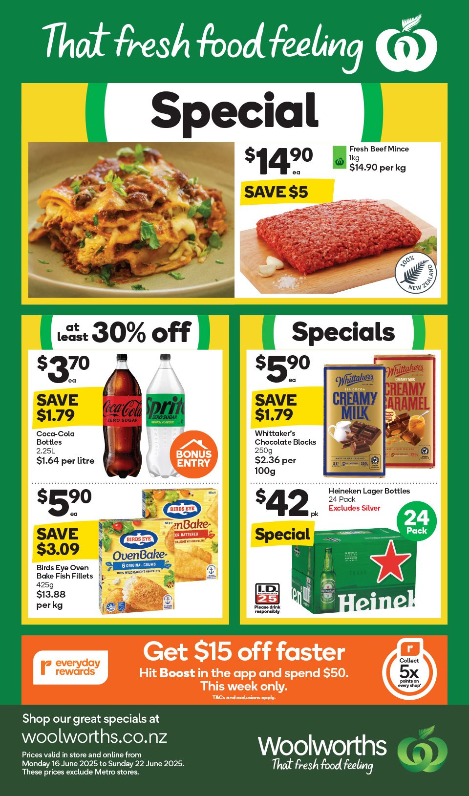 Woolworths Weekly Woolworths Mailer (Countdown) June 15 - 22, 2025 ...
