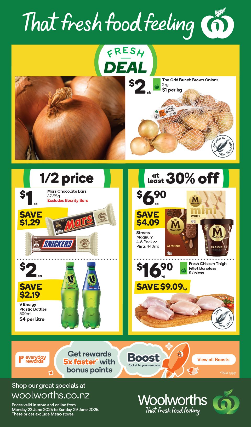 Woolworths Weekly Woolworths Mailer (Countdown) June 22 - 29, 2025 ...