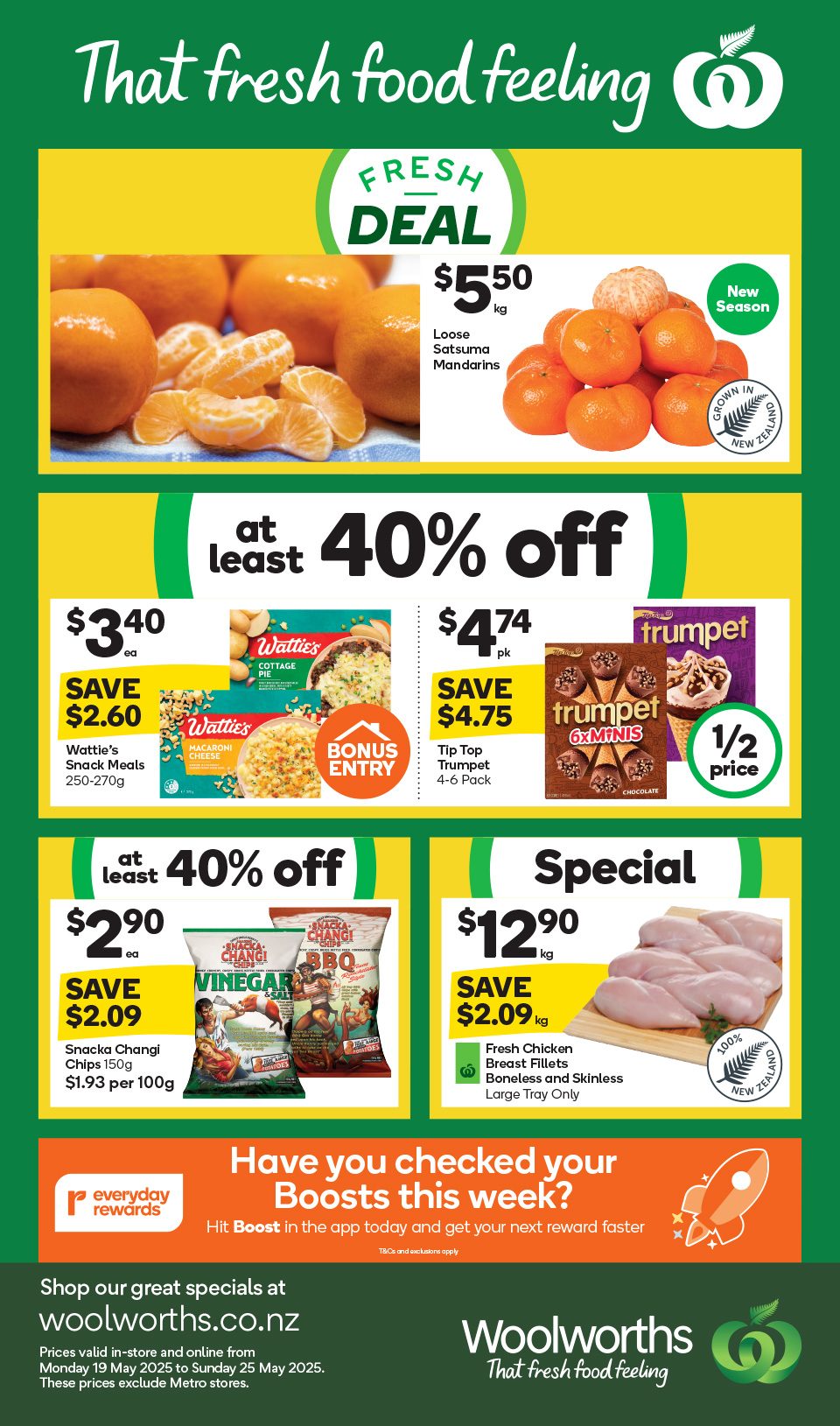Woolworths Weekly Woolworths Mailer (Countdown) May 18 - 25, 2025 ...