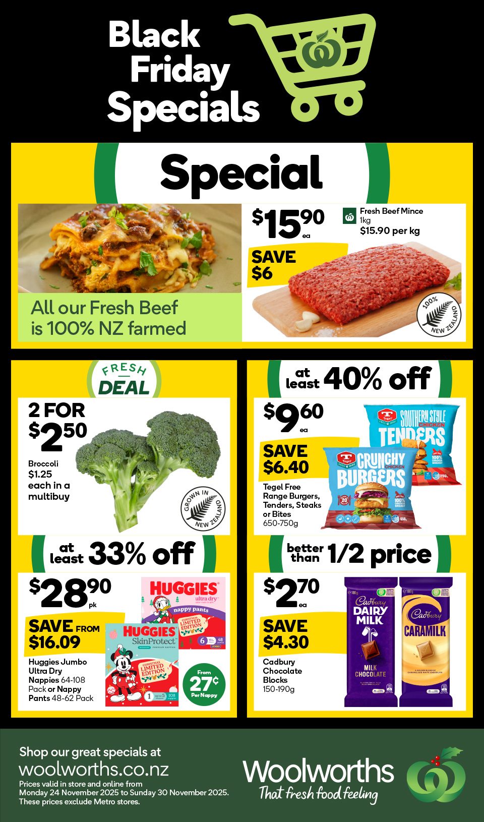 Woolworths Weekly Woolworths Mailer (Countdown) November 23 - 30, 2025 ...