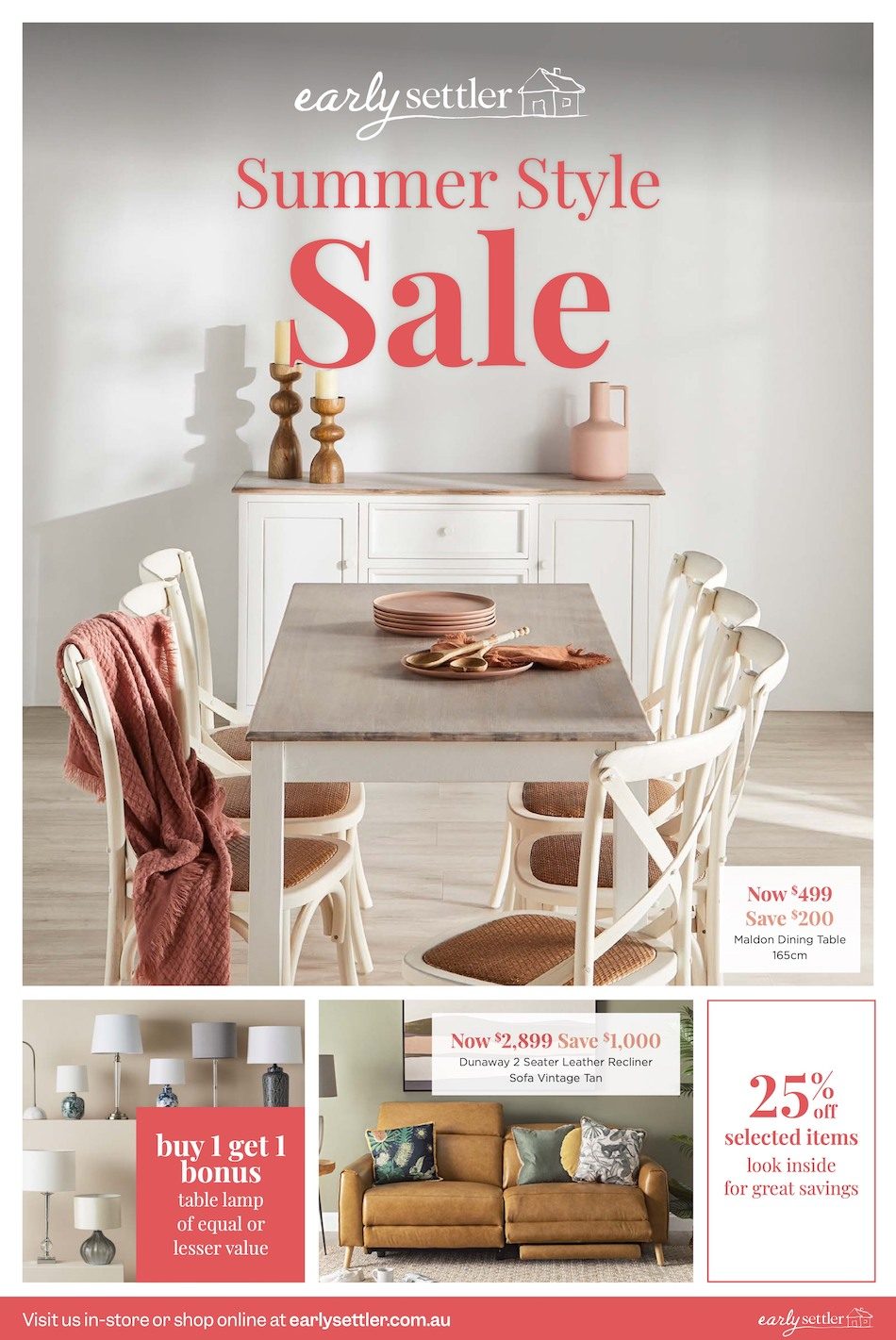 Early Settler Catalogue 20 Sep - 15 Oct 2023 | Catalogue AU