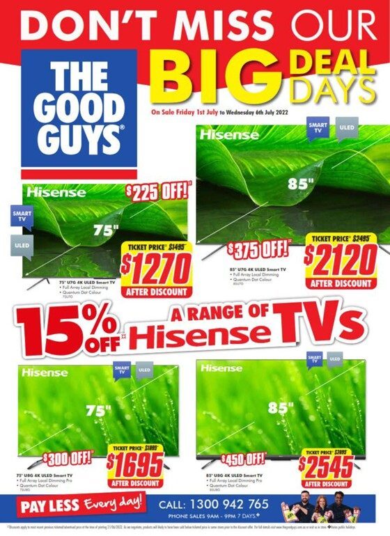 Good Guys Catalogue 1 - 6 Jul 2022 TV Sale - Catalogue AU