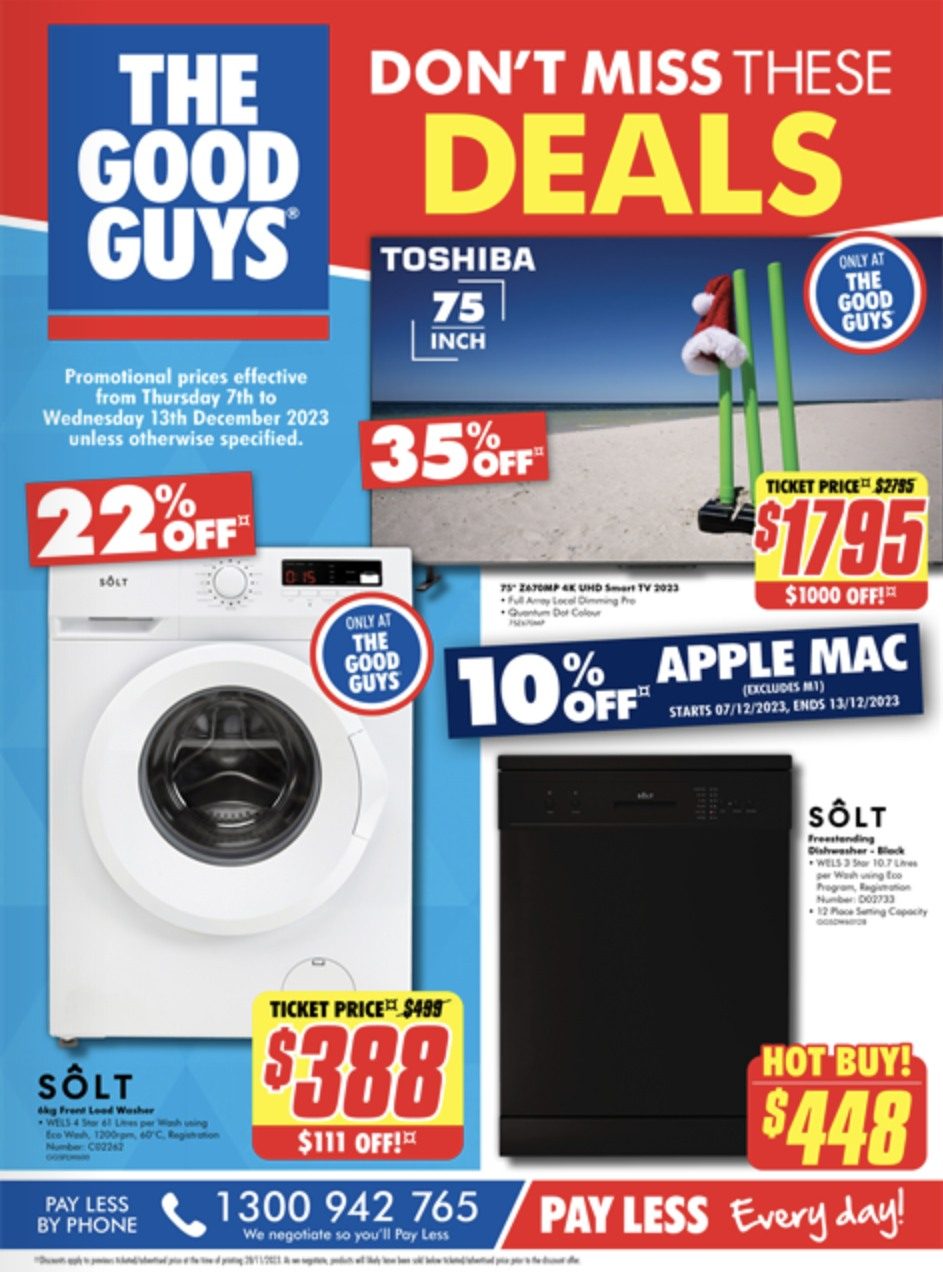 The Good Guys Catalogue 7 - 13 Dec 2023 | Catalogue AU