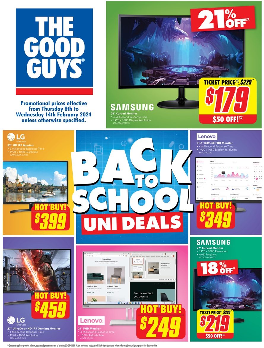 The Good Guys Catalogue University Feb 2024 | Catalogue AU