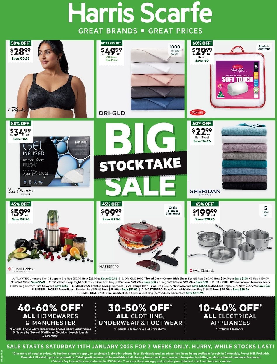 Harris Scarfe Catalogue 11 - 31 Jan 2025 | Catalogue AU