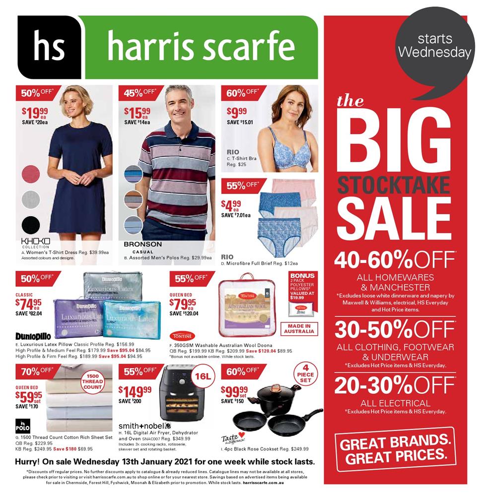 Harris Scarfe Catalogue 13 - 19 Jan 2021 | Catalogue AU