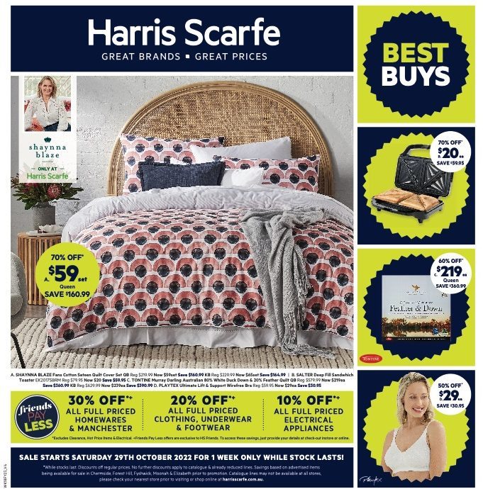 Harris Scarfe Catalogue 29 Oct - 4 Nov 2022 | Catalogue AU