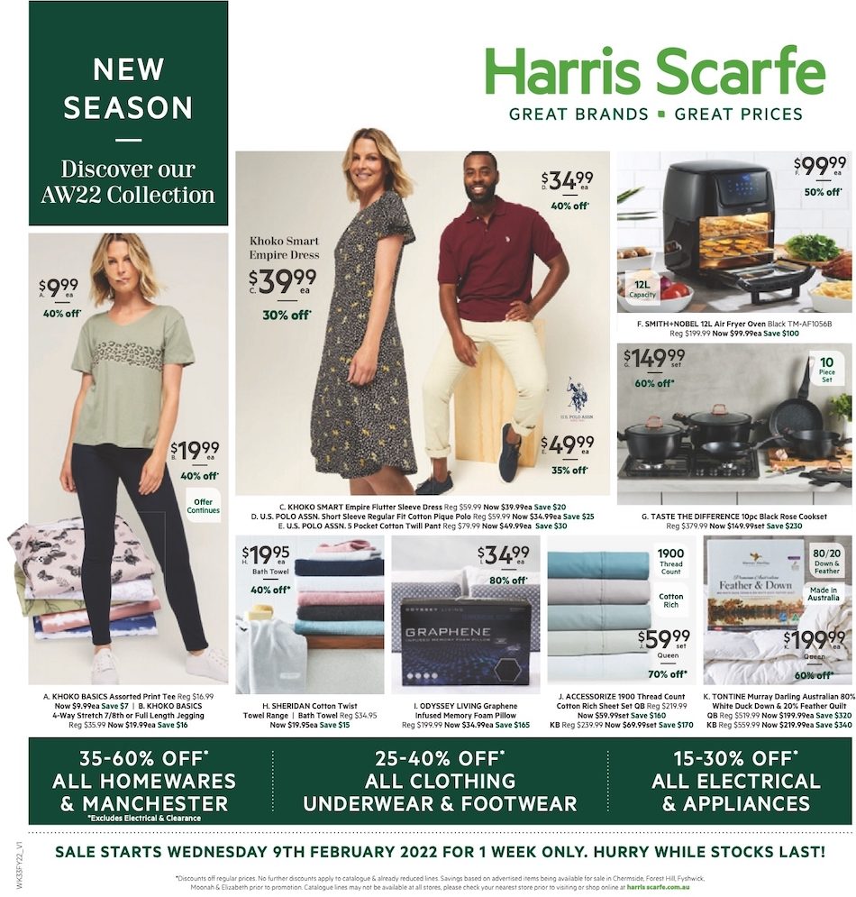 Harris Scarfe Catalogue 9 - 15 Feb 2022 | Catalogue AU