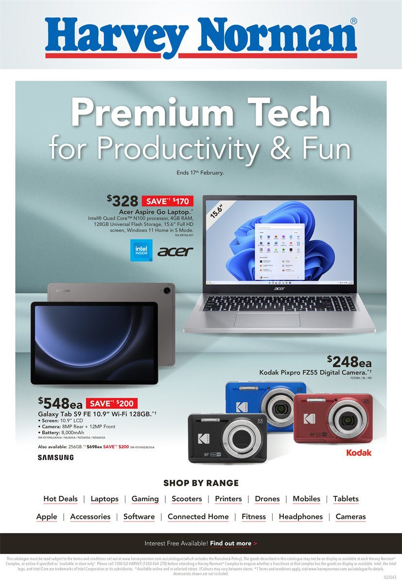 Harvey Norman Catalogue Computers - Premium Tech for Productivity & Fun ...