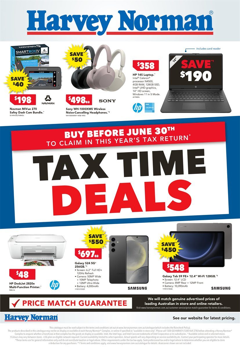 Harvey Norman Catalogue Computers Tax Time Deals June 5 - 16, 2025 ...